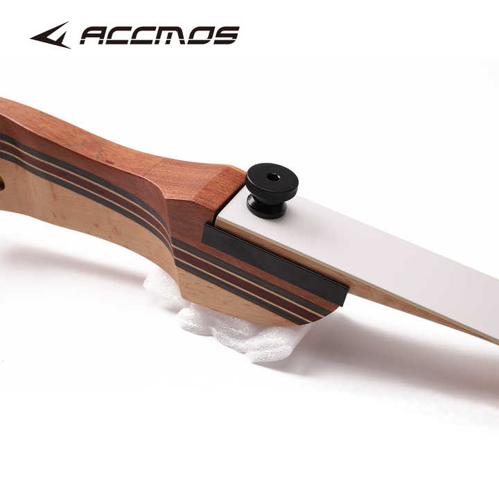 Accmos Archery White Bow Arrow Set - 54 Inch Recurve Bow