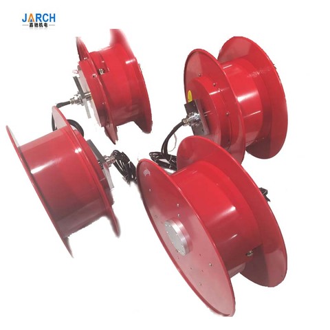 Heavy Duty Power Cord Reel - Dual Outlet & Spring Driven