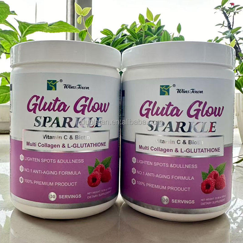 Gluta Glow Sparkle Powder: Skin-Lightening Vitamin C, E, Biotin ...