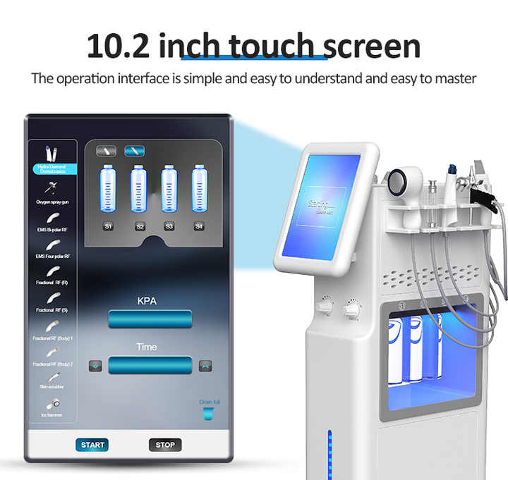 14 in 1 Multifunctional Korea Facial Machine for Beauty Deep Cleaning ...