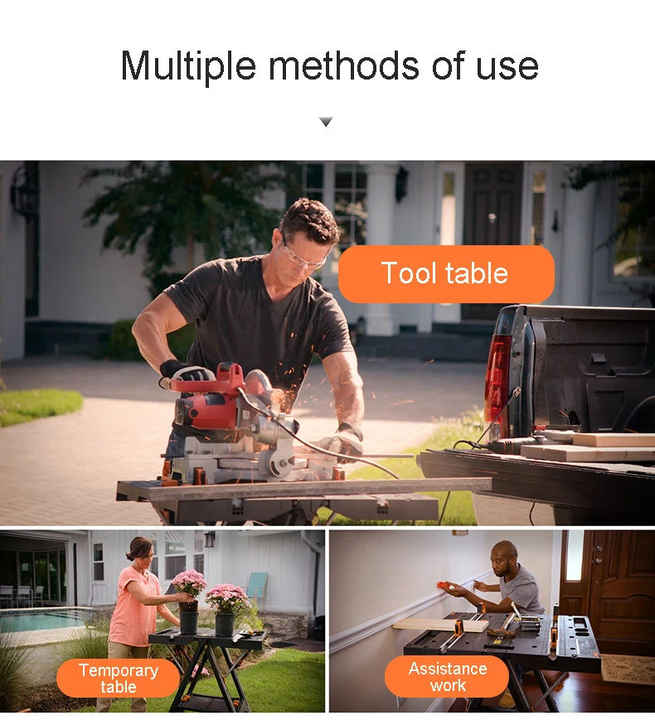 Multifunctional DIY Foldable Work Table WX051 Portable Carpentry ...