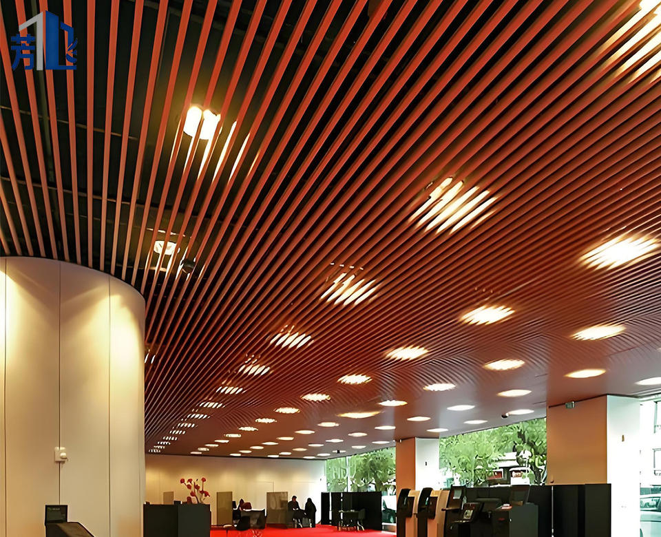 Modern Waterproof Aluminum Alloy Square Tube Strip Ceiling Wall Panel ...