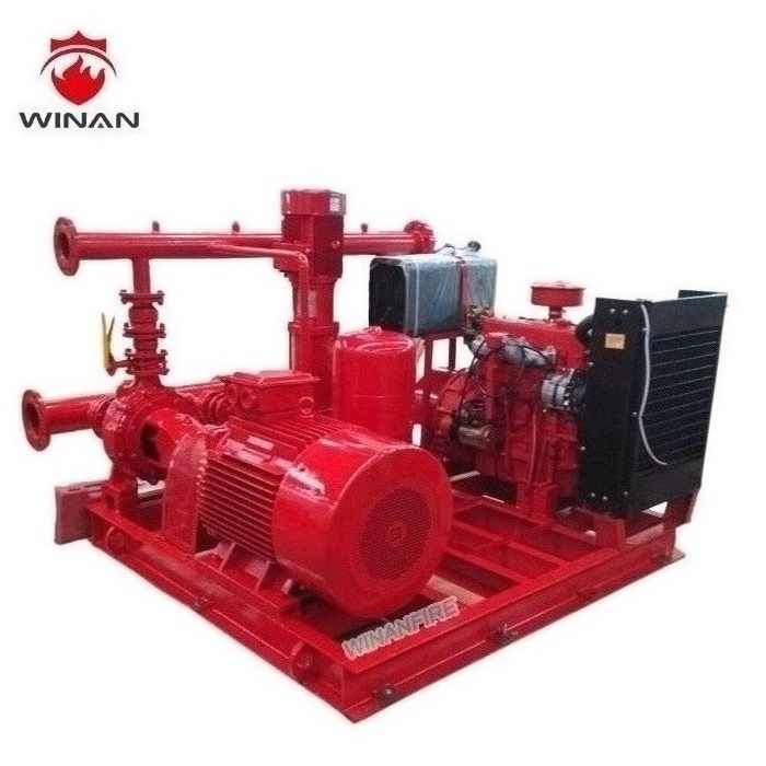 Fire Pump Set for Fire Fighting - EDJ Series with Diesel Jockey Pump