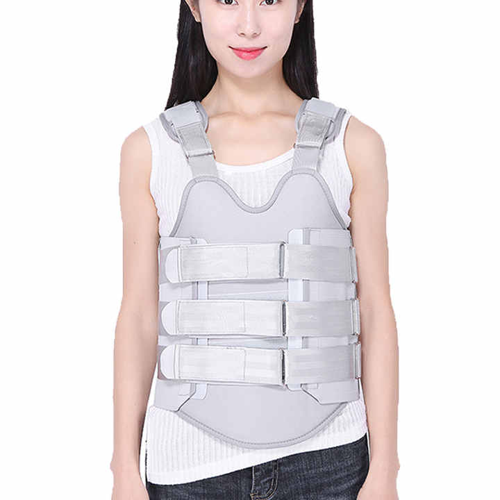 Adjustable Lumbar Spine Orthosis Splint Vest Thoracic Compression ...
