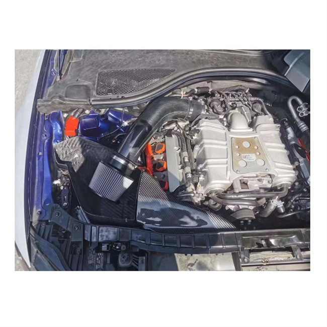 High Performance Carbon Fiber Intake Kit for AU DI A6 A6L A7 C7 3.0T ...
