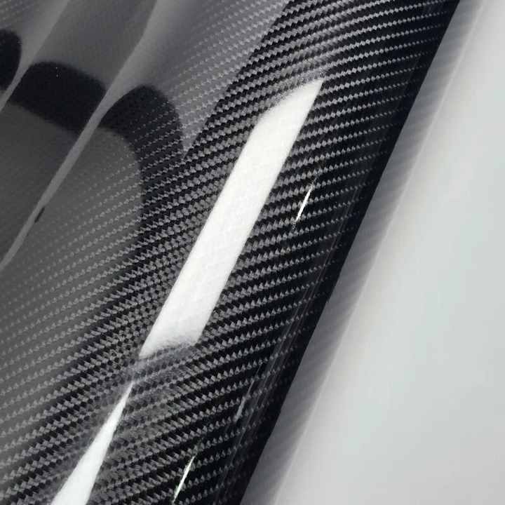 9D Car Stickers - Carbon Fiber Vinyl Wrap Film 7D Glossy