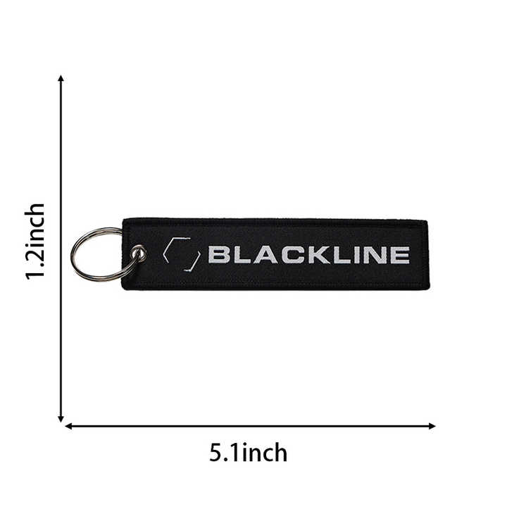 Custom Logo Keyring Embroidery Keychain - Promotional Gift