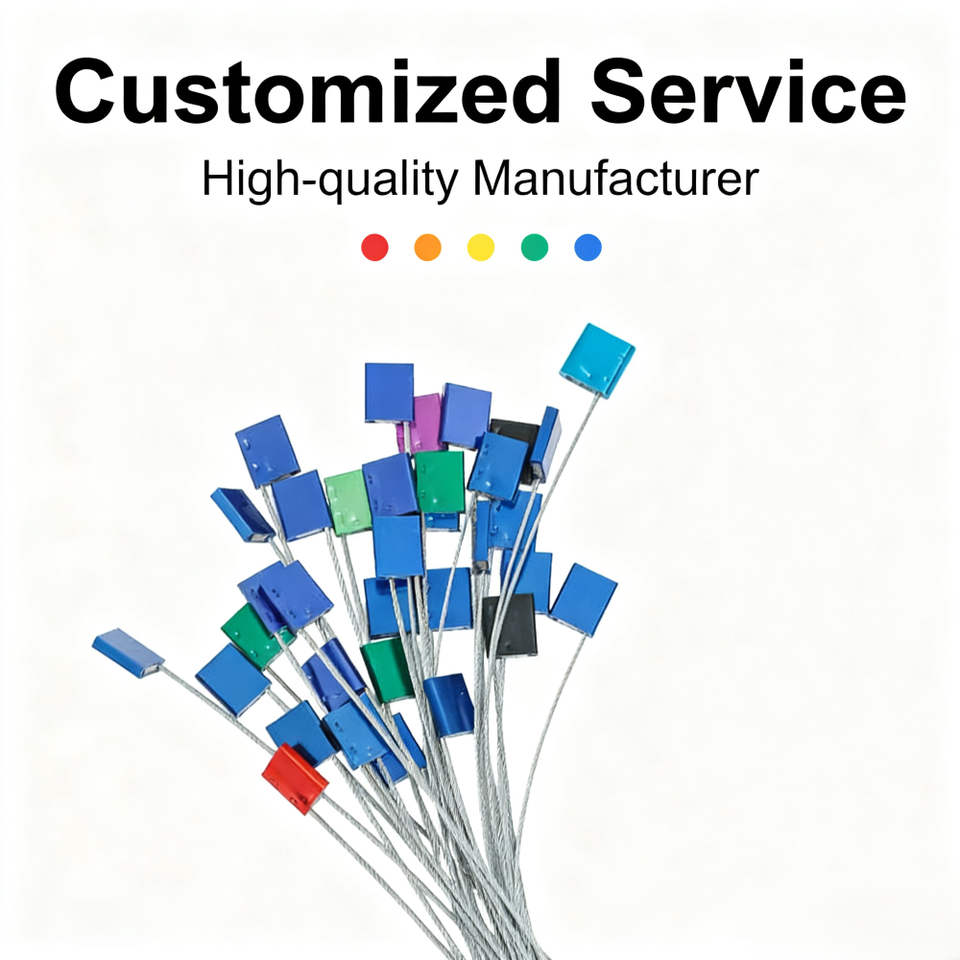 HS-CS 3001 Strong Steel Cable Security Seals Secure Metal Cable Seal ...
