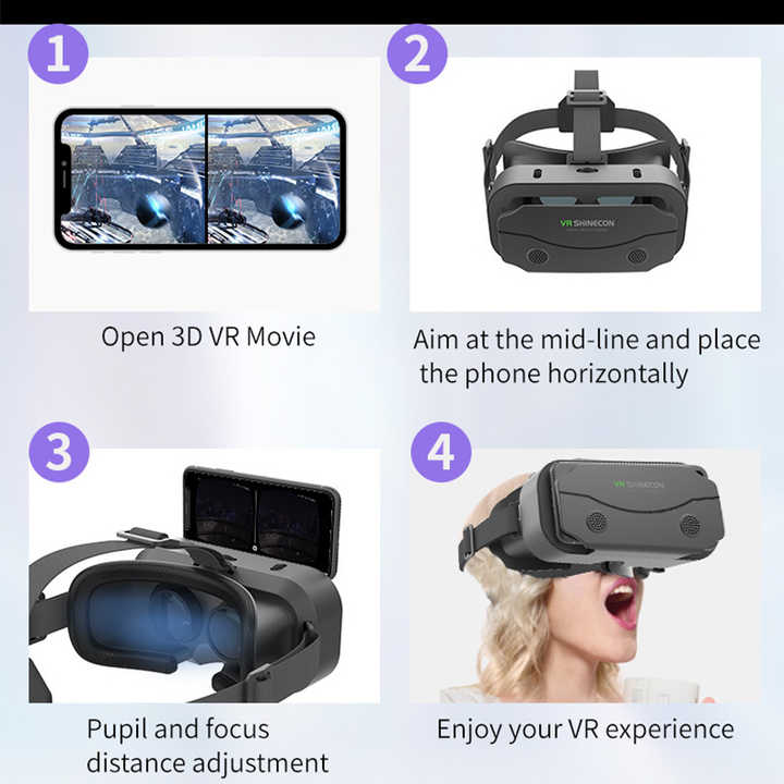 G13 VR Glasses Video Game Binoculars VR Games Virtual Reality Casque ...