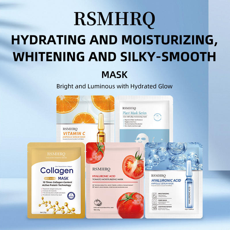 Collagen Face Mask Anti Wrinkle Lifting Brightening Hydrating Sheet ...