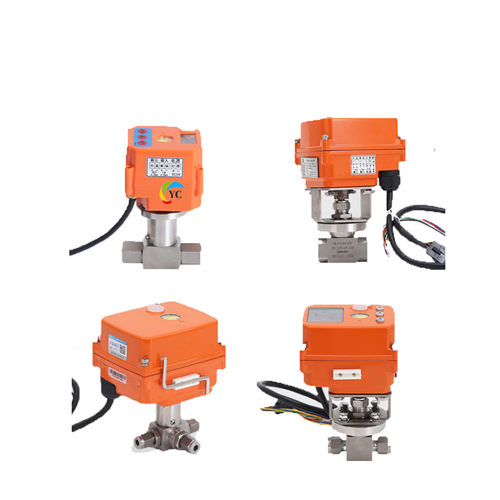 High-Precision Electric Needle Valve Small Flow Rate Ball Valve with ...