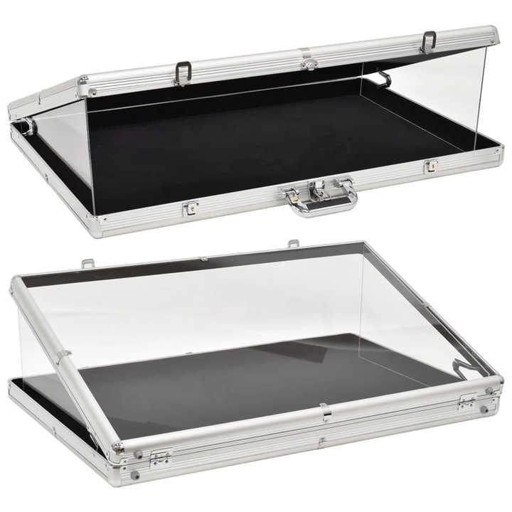 Aluminum Display Case - Durable & Stylish Card Showcase