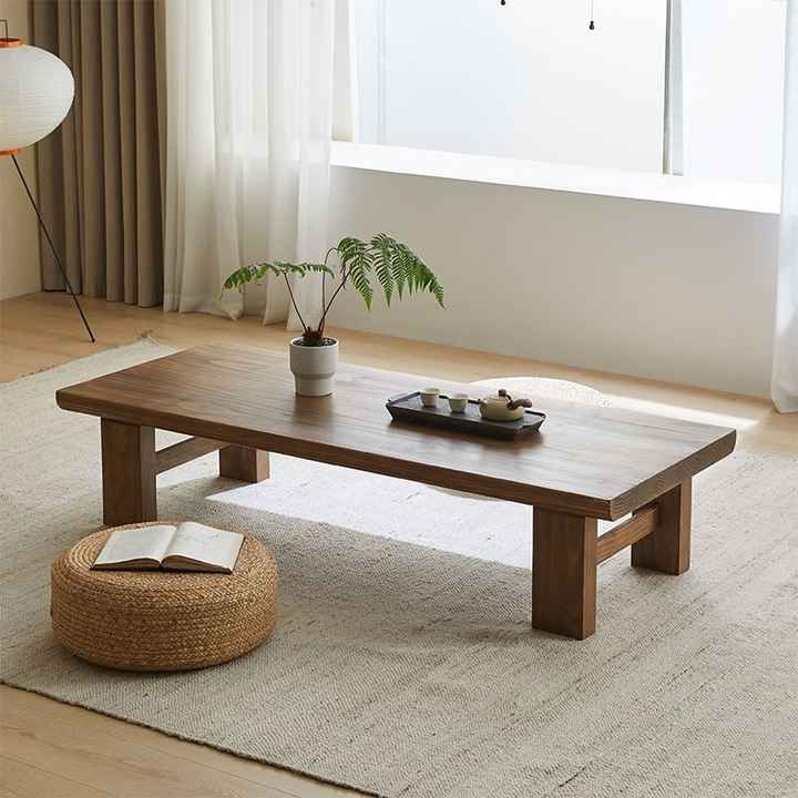 All Solid Wood Durable Modern Japanese Zen Style Coffee Table Tatami ...