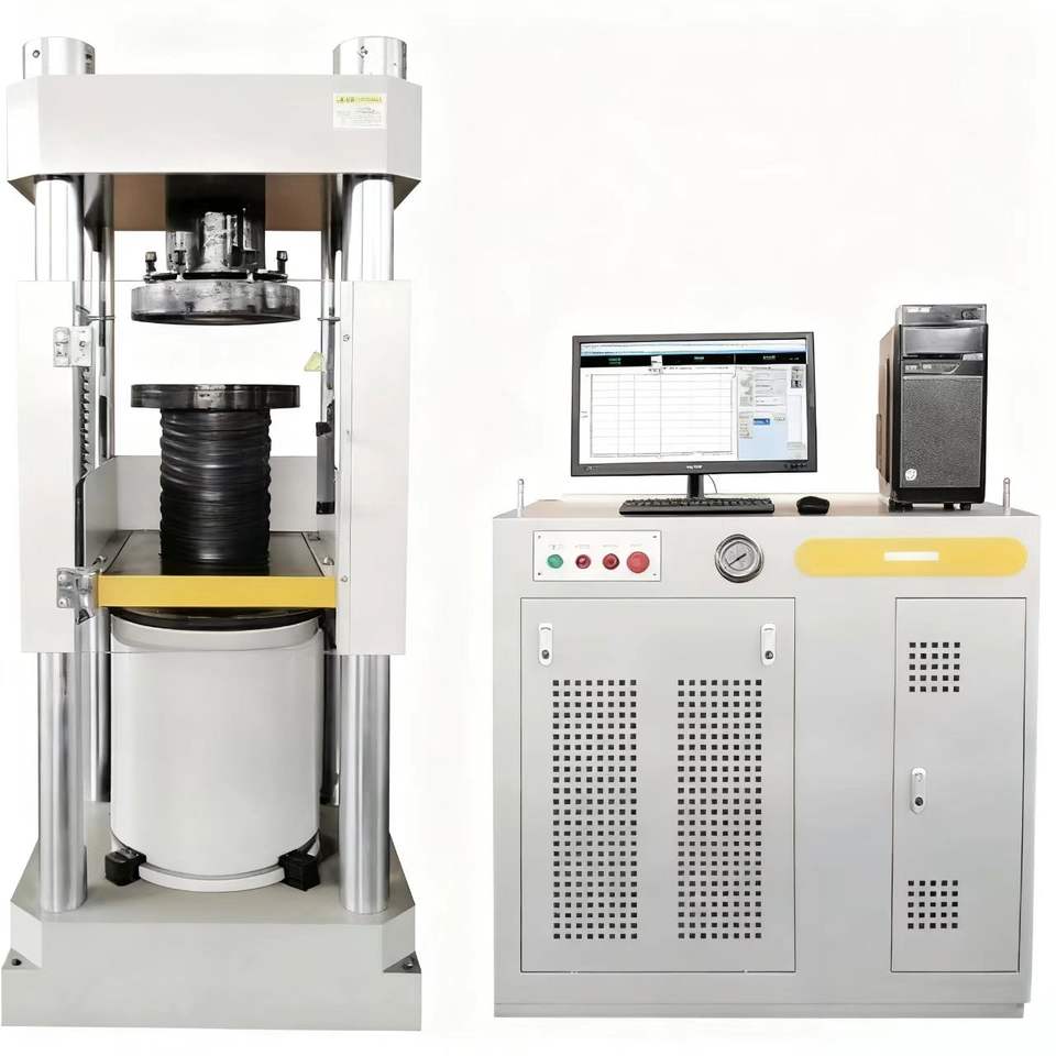 Computer-controlled Electro-hydraulic Servo Compression Testing Machine ...