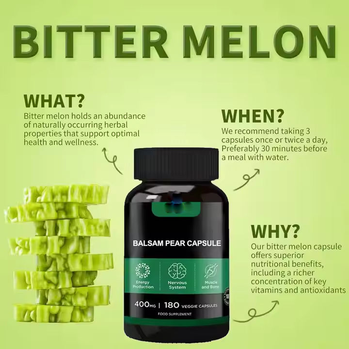Ausreson OEM Balsam Pear Extract Capsules Slimming Food Supplement ...