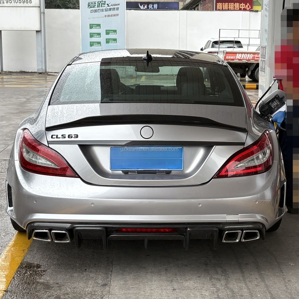 W218 PSM Style Carbon Fiber Rear Spoiler for Mercedes Benz CLS Class ...