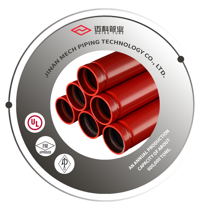 Painted Steel Pipe 1"-8" ASTM A53, Epoxy/PRimer Coated for Fire ...