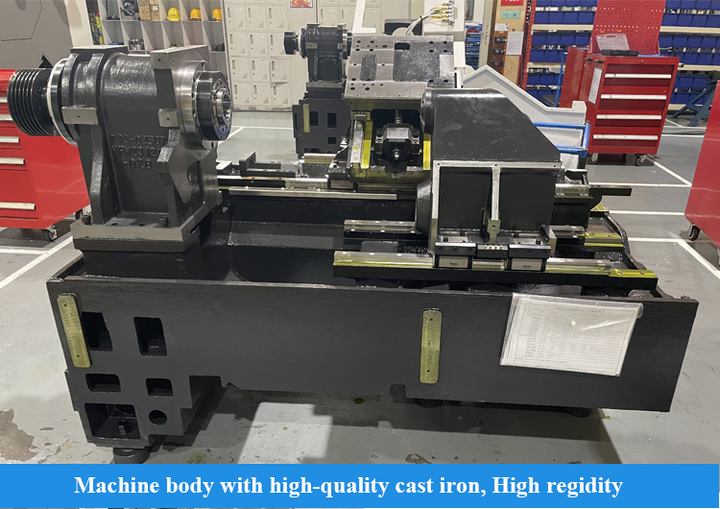 SMTCL Universal Horizontal CNC Lathe IT35L Servo Turret Tailstock ...