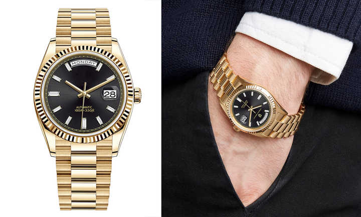 3A High Quality Automatic Mechanical Movement Men sapphire pineapple ...