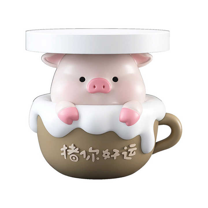 Resin Fiberglass Cartoon Pig Character End Table Coffee Table Indoor ...