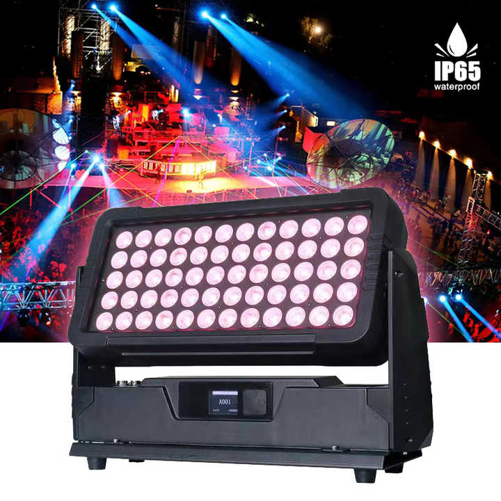 Outdoor 60x10W LED IP65 RGBW Wall Wash Washer Stage Flood Architecture ...