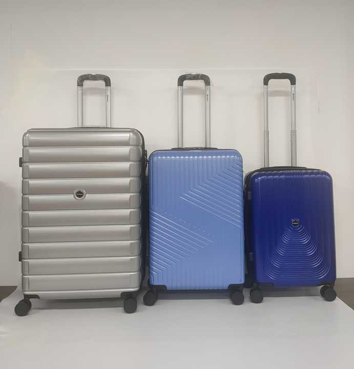 3pcs High Quality Travel Trolley 4 Wheels Abs With Pvc Film Luggage ...