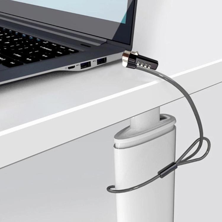 Universal Steel Anti-Theft Security Cable Laptop Lock Detachable Wedge ...