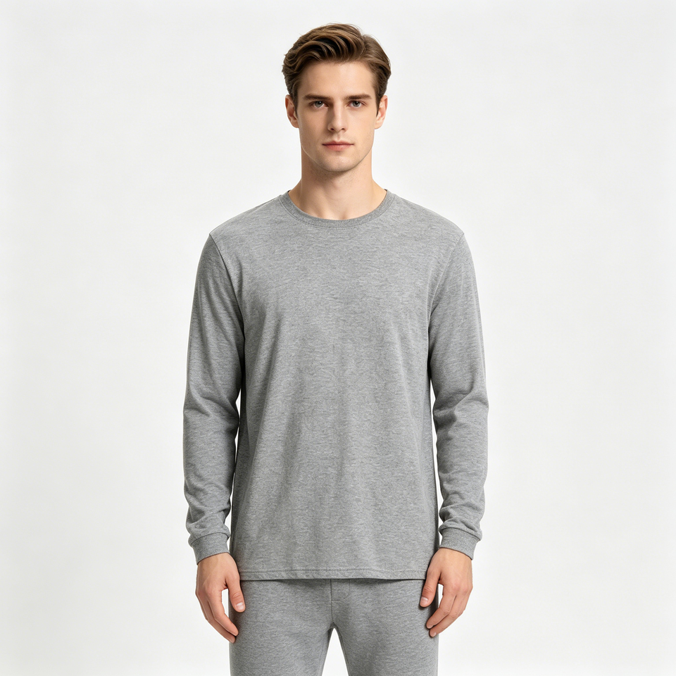 Spring Autumn Wholesale Custom LOGO Solid Color Long Sleeve T-shirts ...