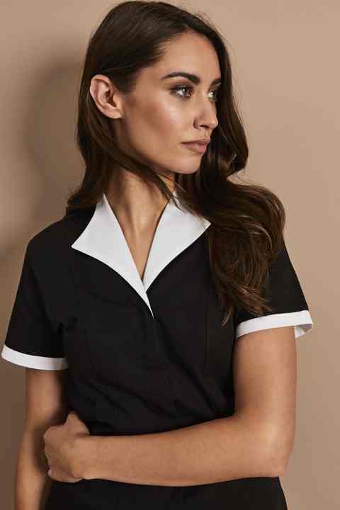 Black Cleaning Uniforms for Hotel Housekeeping Staff