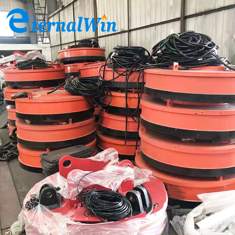 Eternalwin Black Scrap Metal Lifting Magnet Recycling Steel Trash Scrap ...