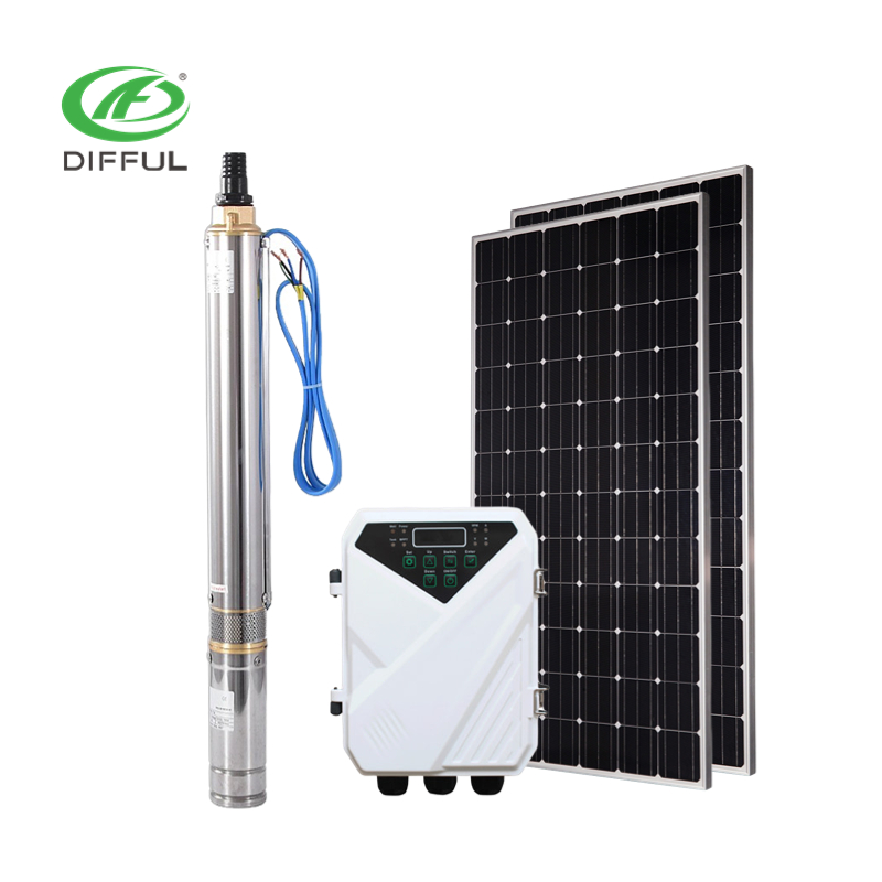 48V Deep Well DC Solar Powered Water Pumps for Irrigation