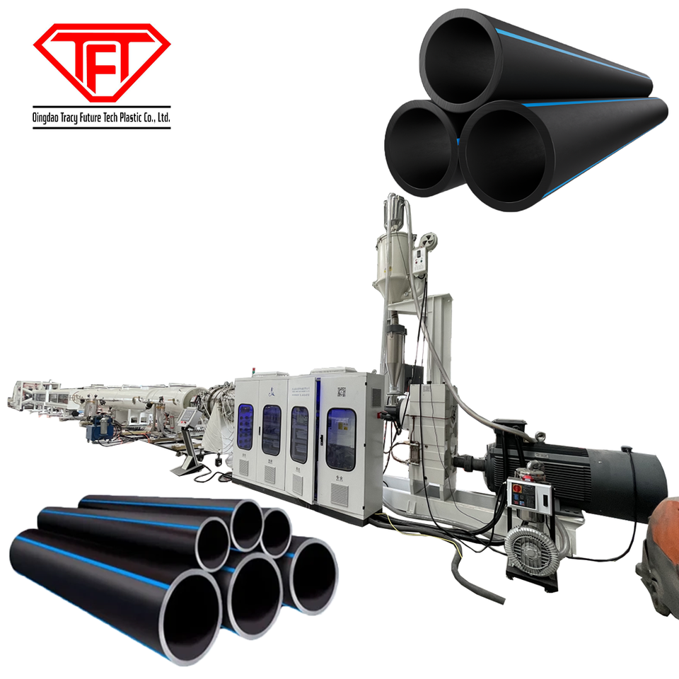 China Large Diameter HDPE Pipe Extrusion Line 315-630mm Water Gas ...