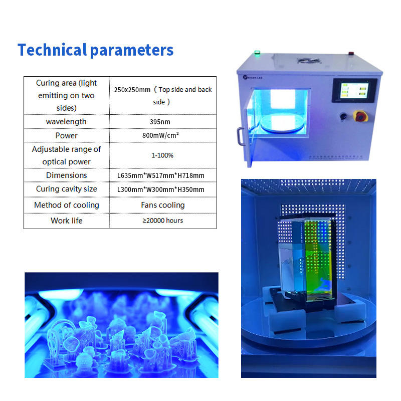 UV LED Curing Oven Rotating Turntable Dryer Box for 1.75mm PLA ABS PETG ...