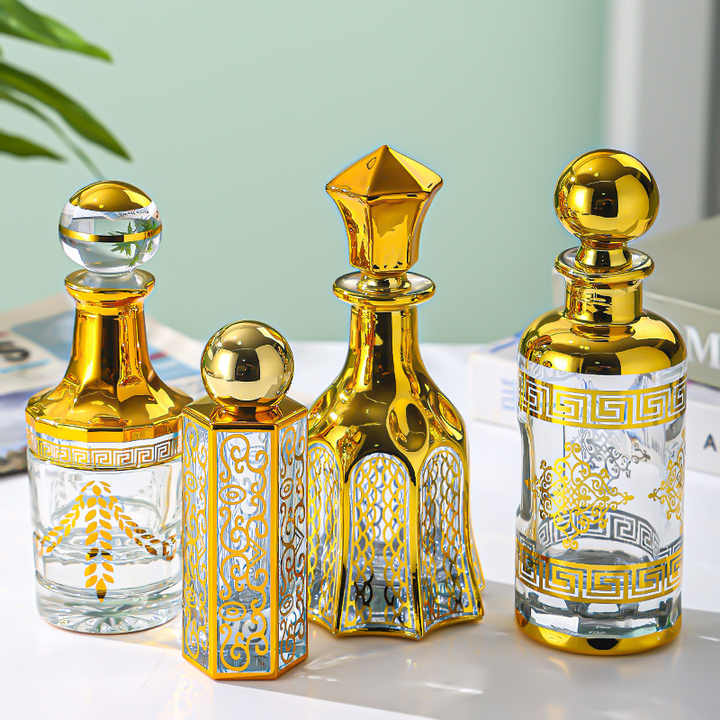 Luxury Middle East Dubai Arab Style Glass Perfume Bottle