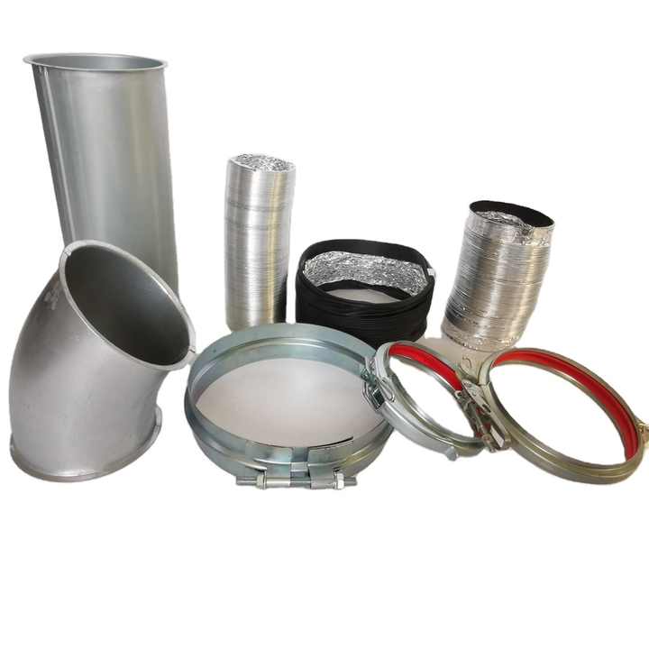 Galvanised Duct Components for Efficient Dust Extraction