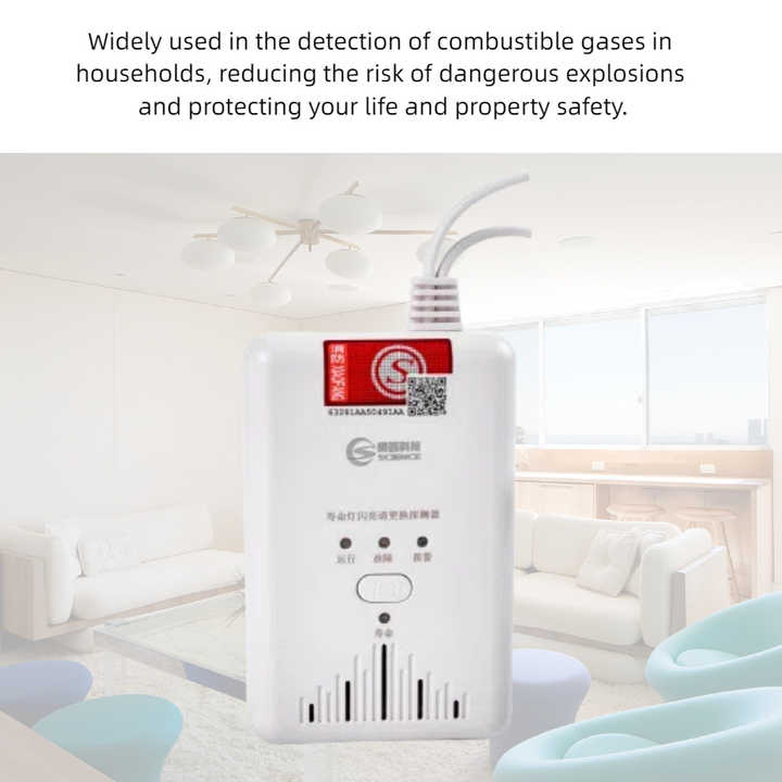 Tuya Wifi Gas Detector Smartlife App Control Combustible Natural Gas ...