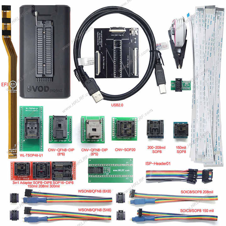 SVOD Project SVOD 4 SPI Programmer with EFI Ribbon Cable