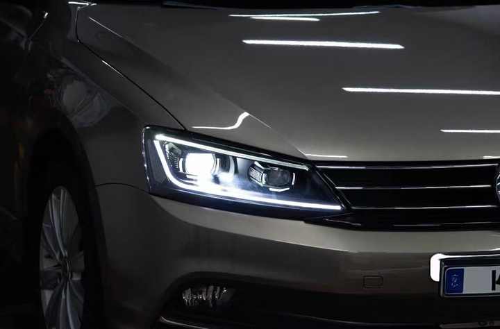 VW Jetta MK6 Golf 7 GTI LED DRL Angel Eye Halo Switchback Turn Signal ...