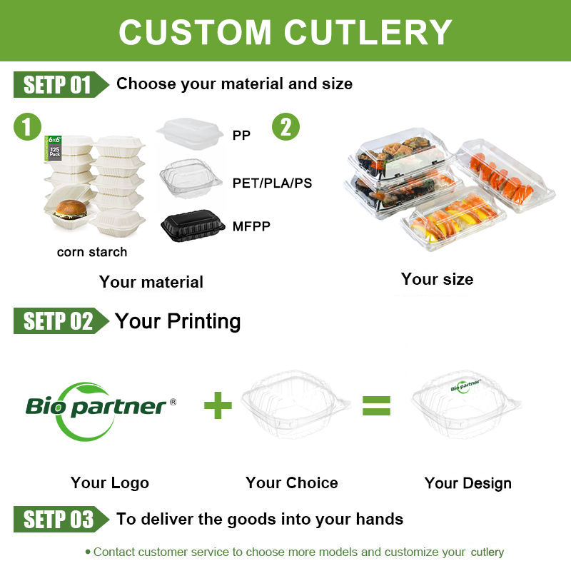 Clear BOPS OPS PS Clamshell Deli Container Salad Snack Fruit Dessert ...