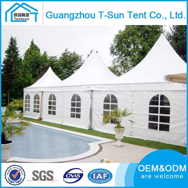High Quality 3x3m 4x4m 5x5m 6x6m Aluminum PVC Pagoda Tent for Sale