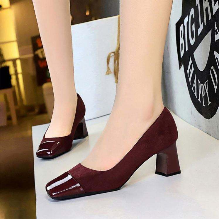 Leopard Plus Size Pumps Block Heel Custom High Heels Animal Prints ...