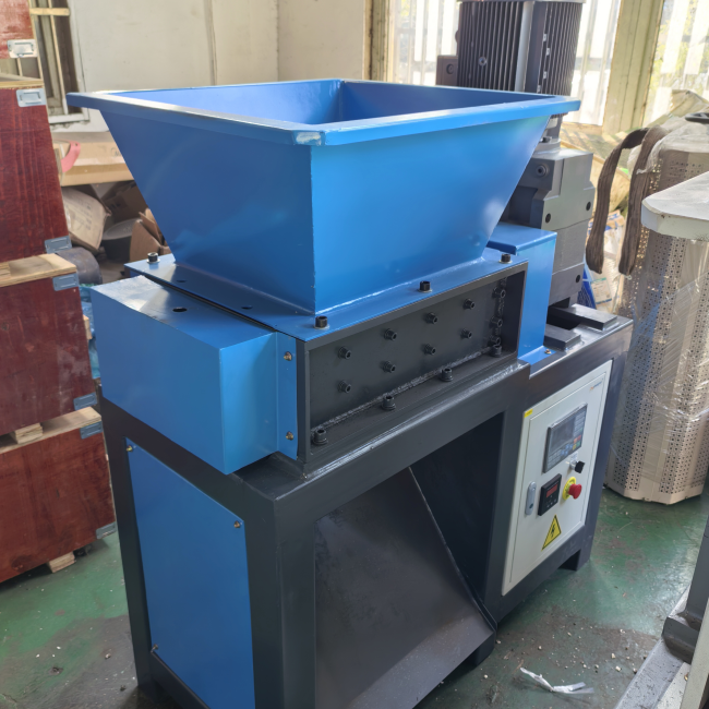 Industrial Paper & Metal Small Plastic Foam Shredder Machine 2 Double ...