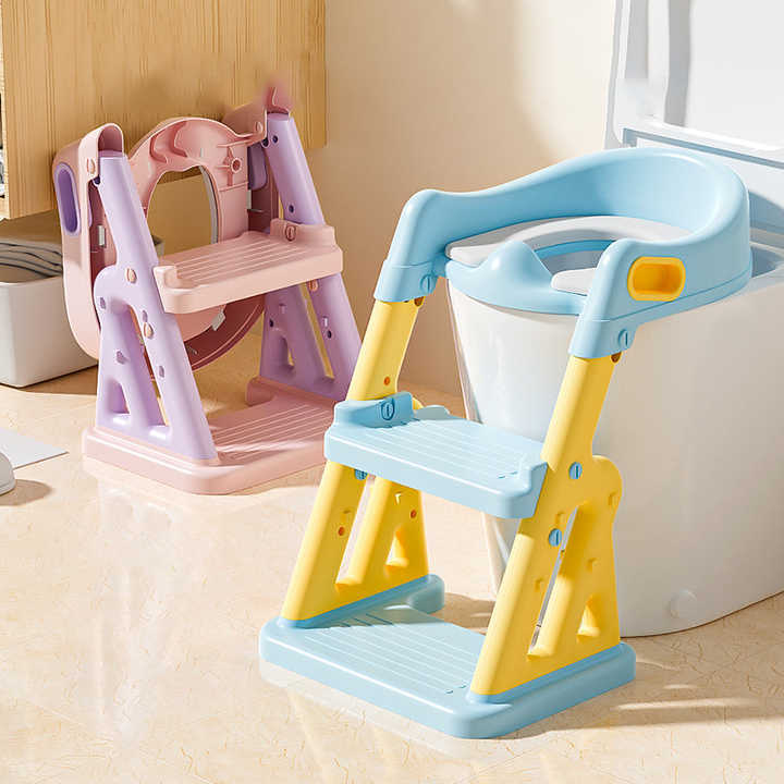 Baby Potty Training Toilet With Ladder Indoor Handles Toilet Ladder ...