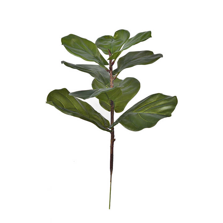 68cm Artificial single stem Plant ficus tree fig leaves faux greenery ...