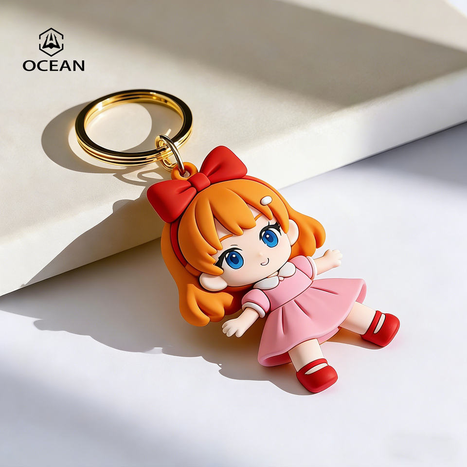 Diverse Colors PVC 2D Keychain Custom Professional Supplier Custom PVC ...