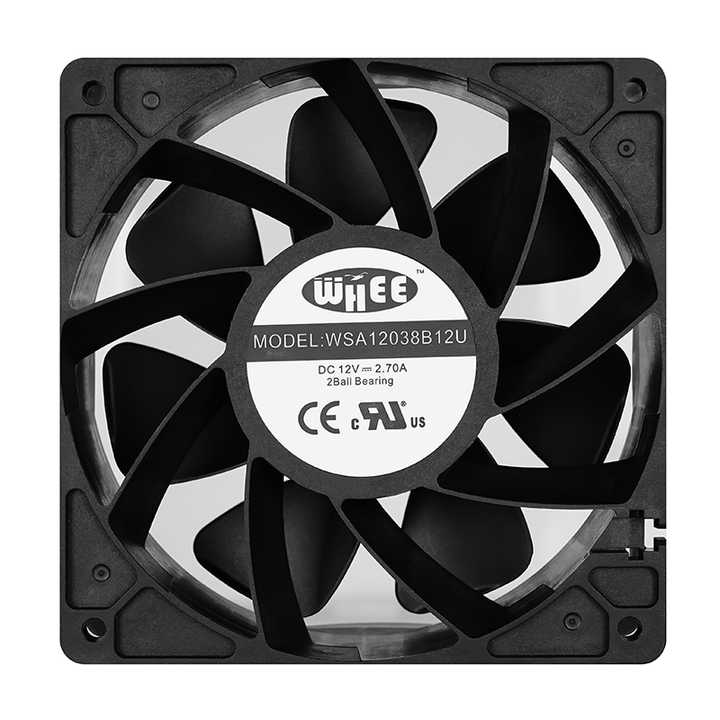 12038 DC PBT 120mm 120x120x38mm Industrial Ventilator 12/24v Exhaust Fans 5500/6000/6500rpm air ...