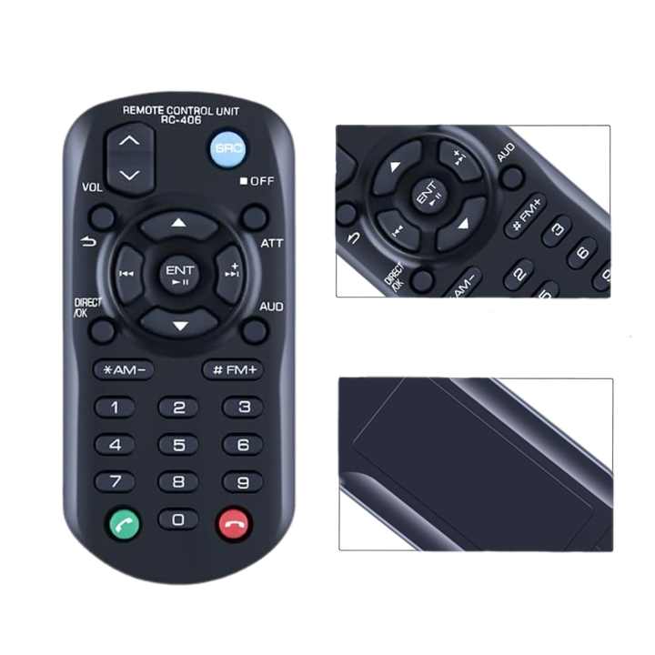 New RC-406 Replacement Remote Control Compatible with Kenwood CD Receiver| Alibaba.com