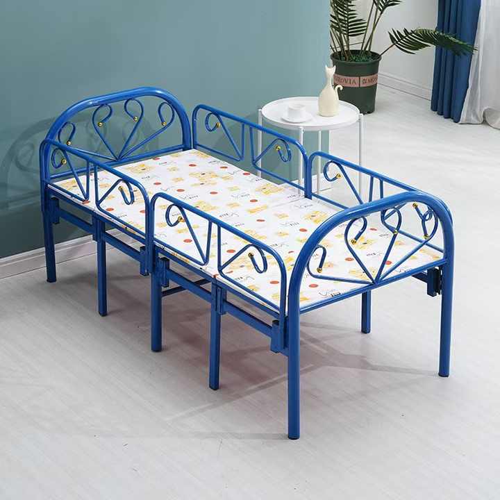 Portable Colorful Space Saving Metal Folding Bed for Kids