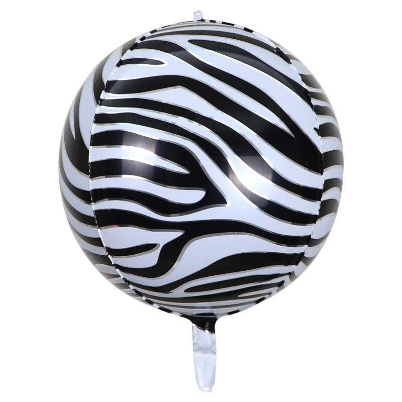 Animal Print Round Foil Balloons Assorted Designs 22 Inch Jungle ...