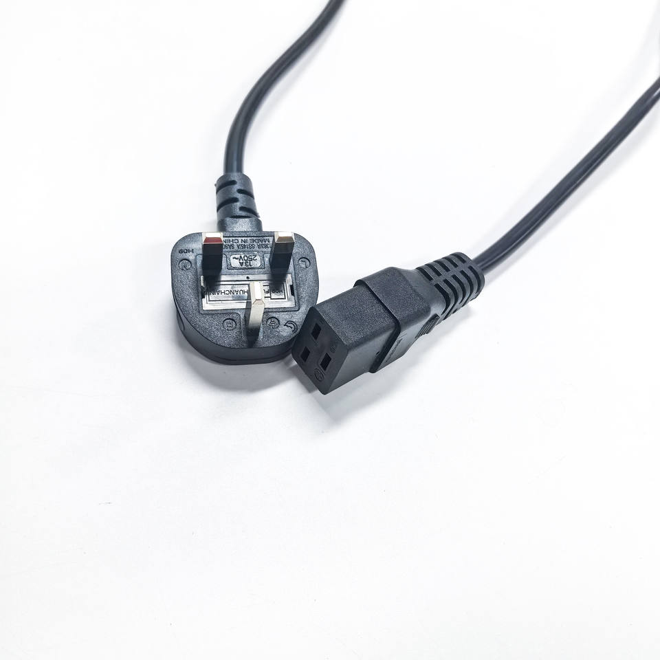 230V 10a Extension Cable Main Leads 1.8m with Fuse 3G 1mm2 Molded UK ...